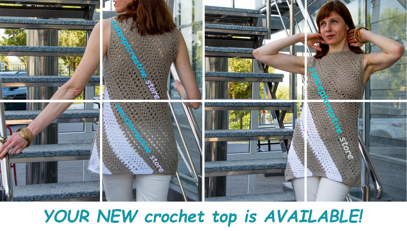 TRAPEZOID: Corner to Corner Crochet Top Pattern - conceptcreative.club