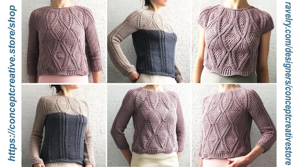 PERCEPTION SWEATER: Crochet Pattern - conceptcreative.club
